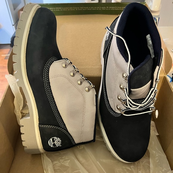 Timberland | Shoes | Timberland Campsite Navy And Grey | Poshmark